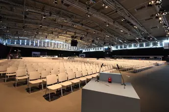 Trade Fair Center Messe München hall overview