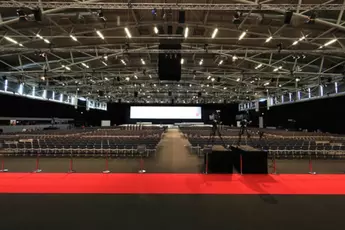 Trade Fair Center Messe München hall overview