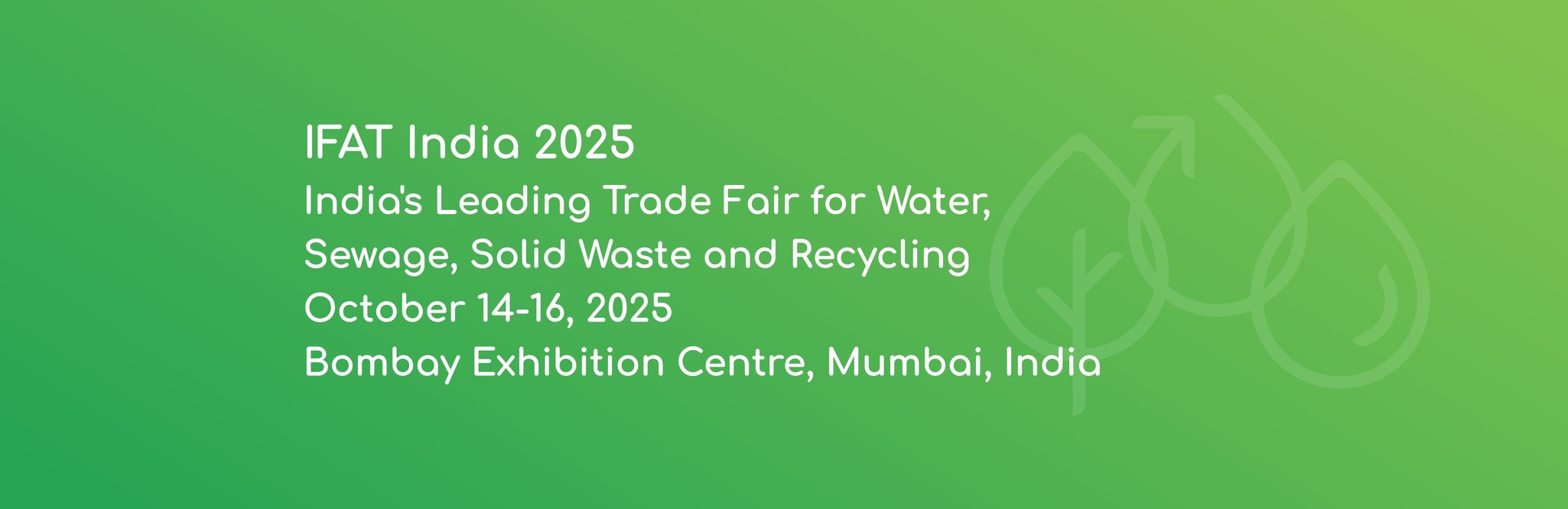 IFAT India – Multiple sustainable solutions, one destination
