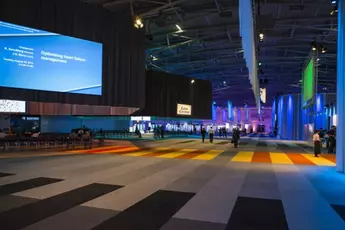 Trade Fair Center Messe München hall overview