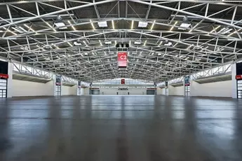 Trade Fair Center Messe München hall overview