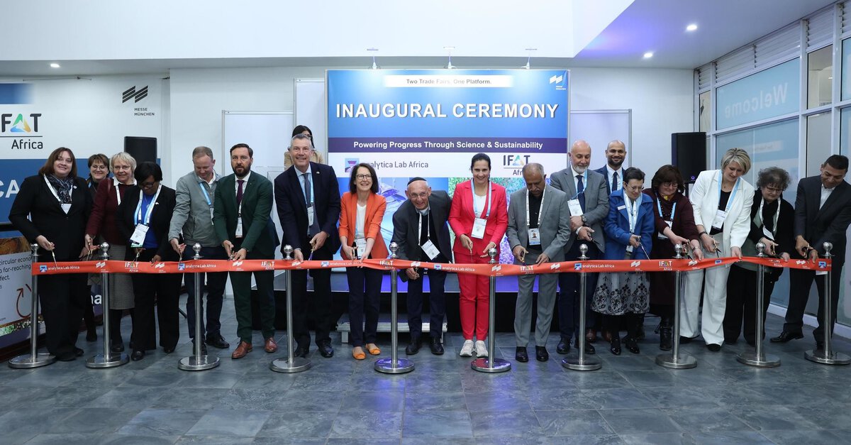 Thousands gather for opening of IFAT Africa and analytica Lab Africa ...