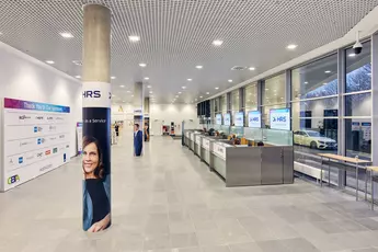 Trade Fair Center Messe München’s Northeast Entrance