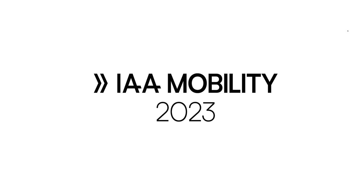 IAA MOBILITY 2023 becomes more international, record number of ...